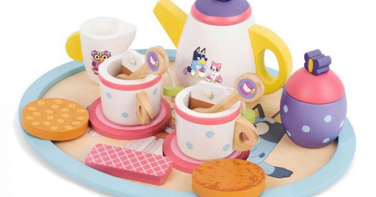 Mother Goose | Bluey Wooden Tea Party Set