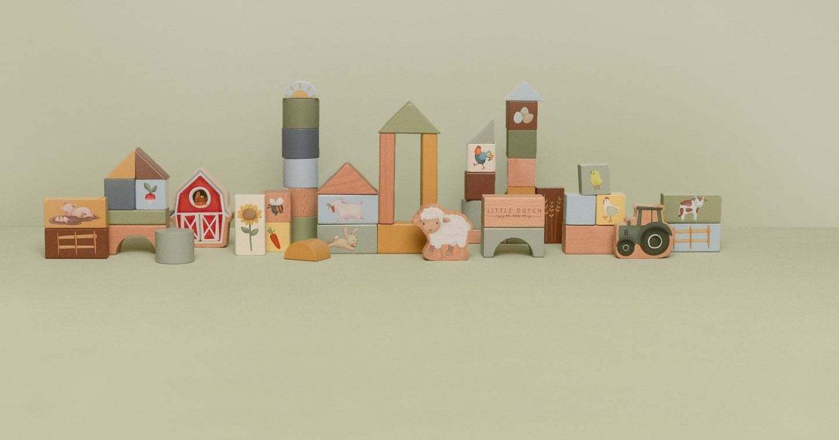 Mother Goose | Little Farm Building Blocks