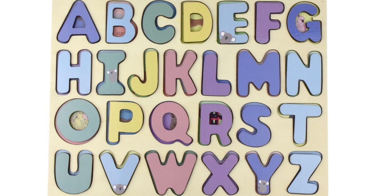 Mother Goose | Aussie Animals Uppercase Alphabet Puzzle